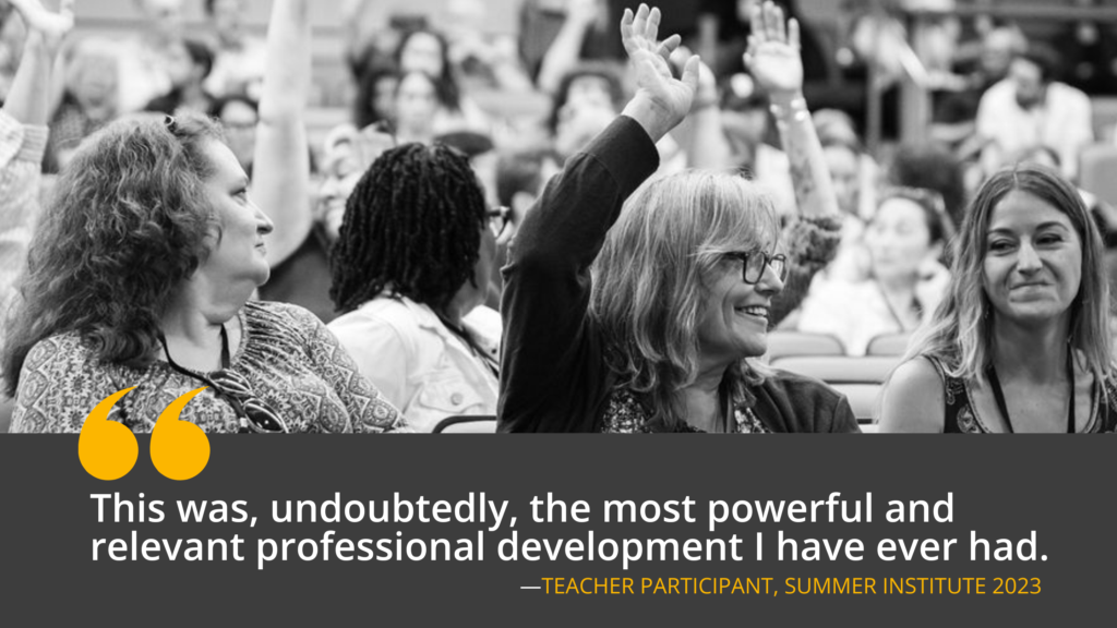 Summer Institute 2025 - California Teachers Collaborative for Holocaust ...